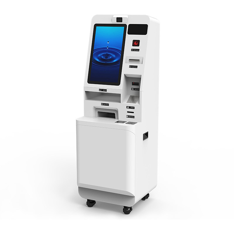 21.5 Inch Self Payment Kiosk Panel layar sentuh Pc Kiosk Pemesanan Restoran